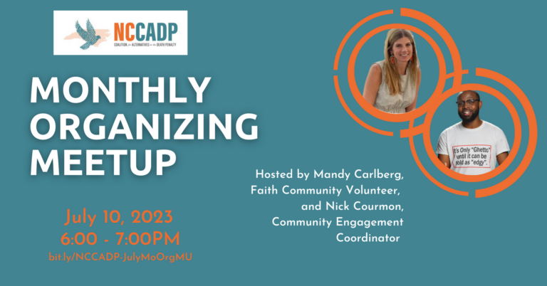 NCCADP Monthly Organizing Meetup : NC Coalition for Alternatives to the ...