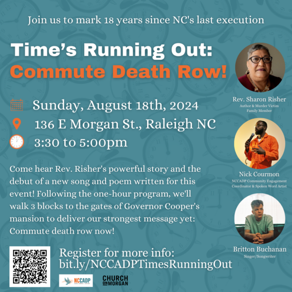 Time's Running Out: Commute Death Row! : NC Coalition for Alternatives ...